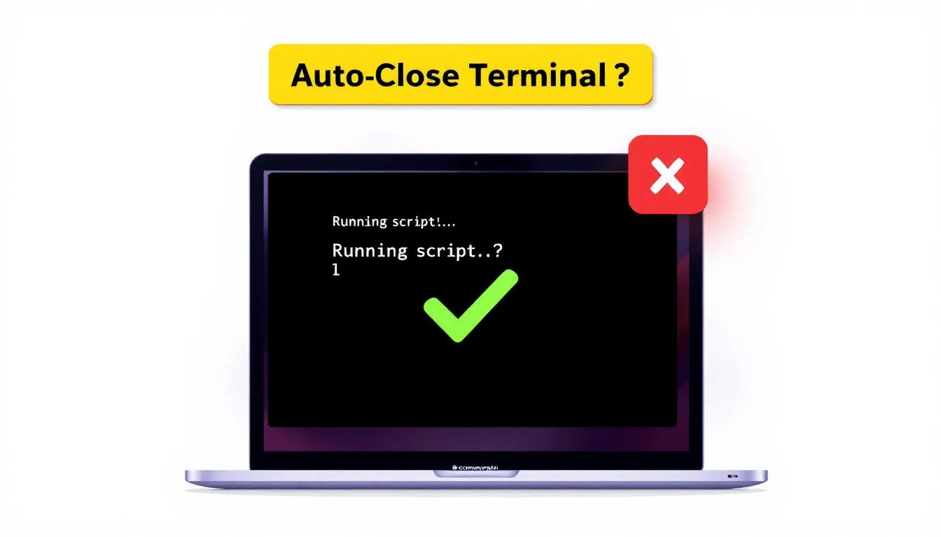 Close Terminal After .command Script Runs on Mac? - Dev solutions